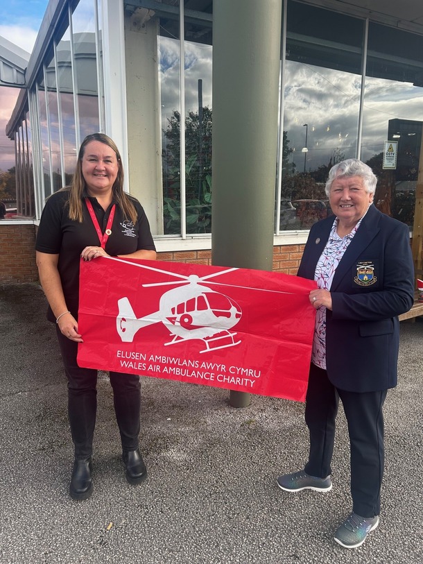 Lady Captain raises funds for Wales Air Ambulance - Wales Air Ambulance ...